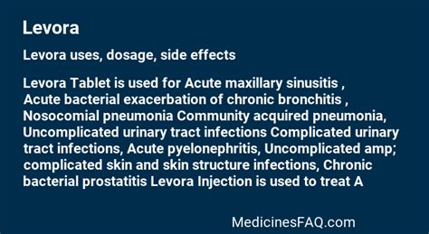 Levora Uses Dosage Side Effects Food Interaction And Faq