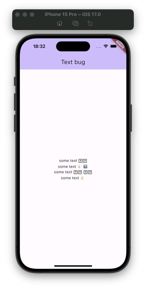Bug With Emojis In Text Widget On Ios · Issue 137839 · Flutterflutter · Github