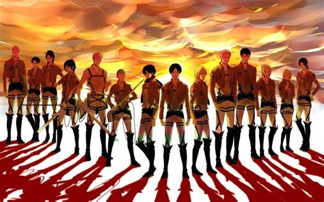 Download Free Attack On Titan Scout Regiment Wallpaper