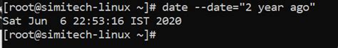 Date Command In Linux With Example Simitech