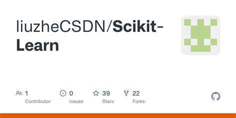 Github Liuzhecsdn Scikit Learn