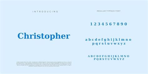 우아한 알파벳 문자 글꼴 및 숫자 클래식 레터링 최소한의 패션 디자인 타이포그래피 모드 프리미엄 벡터