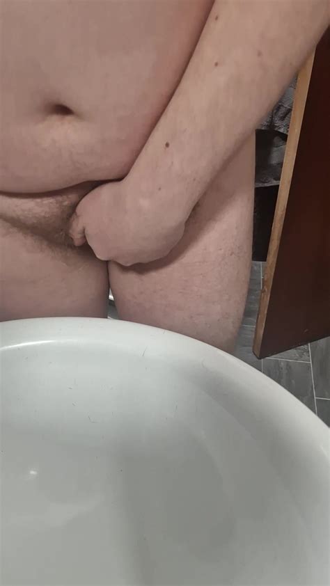 Holding Pee Before Releasing Into The Sink