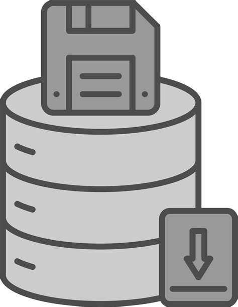 Save Data Line Two Color Icon 42774390 Vector Art At Vecteezy