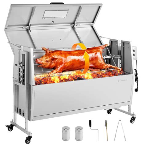 Vevor Charcoal Spit Roaster 132 Lbs Capacity 38w Motor