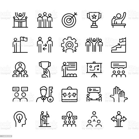 벡터 일러스트레이션 그래픽은 멘토링과 교육입니다 편집 가능한 획 크기 간단한 격리 아이콘입니다 기호 기호 요소 아이콘 세트 검은색에 대한 스톡 벡터 아트 및 기타 이미지