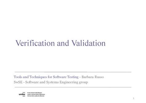 Introductiontovalidationverification