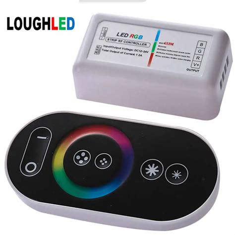 Aliexpress Com Buy Wireless RF Touch RGB LED Controller By Remote 144W 12A RGB LED Controller