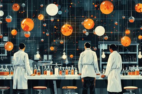 Premium Photo Exploring The Lab Illustration Of Science Experiments