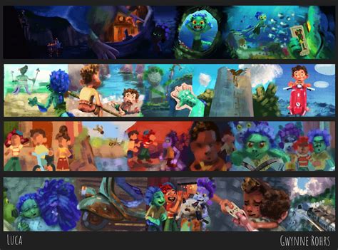 Luca Color Script This Was A Fun Quick Exercise I Did In C