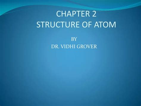 PPT Atomic Structure Basics And Models PowerPoint Presentation Free Download ID