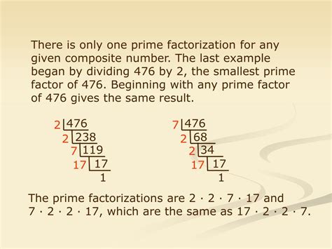 PPT Prime Factorization PowerPoint Presentation Free Download ID 5760335