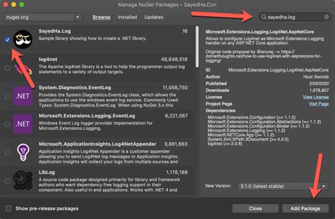 Visual Studio Code Nuget Package Librarylopte