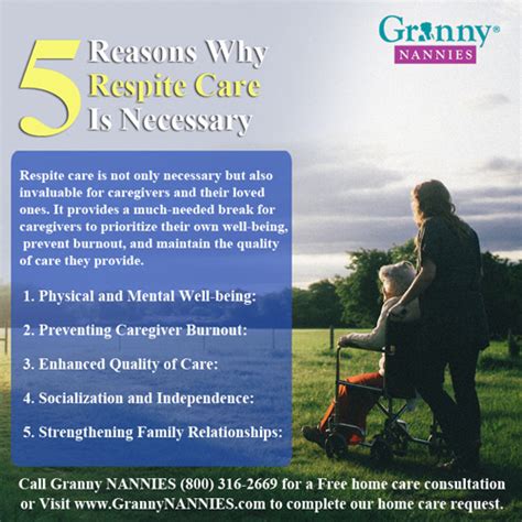 5 Reasons Why Respite Care Is Necessary Granny Nannies Home Care Blog