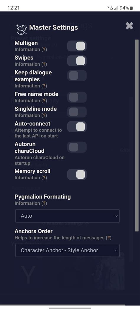 The Context Size Slider Is Missing For Me Any Fix Rpygmalionai