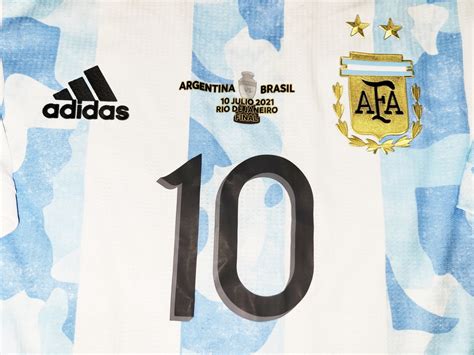 Messi Argentina 2020 2021 2022 Copa America Final Player Issue Home So