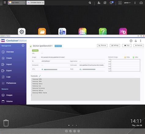 Run A Geekbench 4 Benchmark On Qnap Container Station Using Docker Poyu