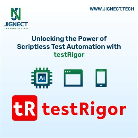testrigor testautomation qa scriptlesstesting softwarequality… jignect software testing