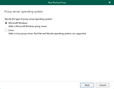 Step 2 Select Operating System Type Veeam Backup For Microsoft 365 Guide