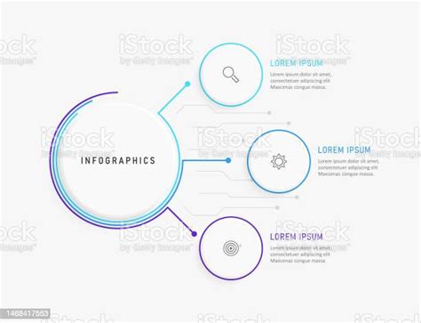 벡터 인포 그래픽 레이블 디자인 서식 파일과 아이콘과 3 옵션 또는 단계 프로세스 다이어그램 프리젠 테이션 워크 플로우 레이아웃