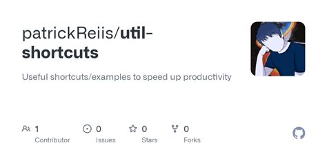Github Patrickreiisutil Shortcuts Useful Shortcutsexamples To Speed Up Productivity