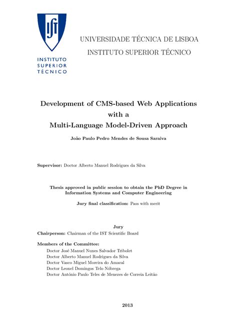 Phd Thesis Development Of Cms Based Web Applications Lecture