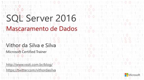 Sql Server 2016 Dynamic Data Masking Youtube