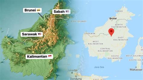 កោះប័រណេអូ Borneo គឺ ជា កោះ តែមួយគត់ ក្នុងពិភពលោក ដែលមាន ប្រទេស ដល់ទៅ៣ Sabay News