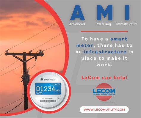 Lecom Utility Contractors On Linkedin Ami Power Smartmeter Infrastructure