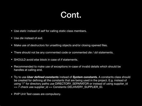 Php Standards Recommendations Php Fig Ppt