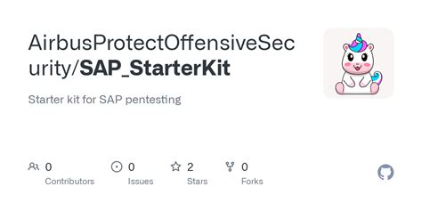 Github Airbusprotectoffensivesecuritysapstarterkit Starter Kit For
