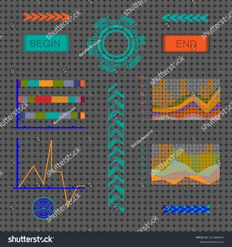 Abstract User Interface Infographic Elements Stock Vector Royalty Free 2153896453 Shutterstock