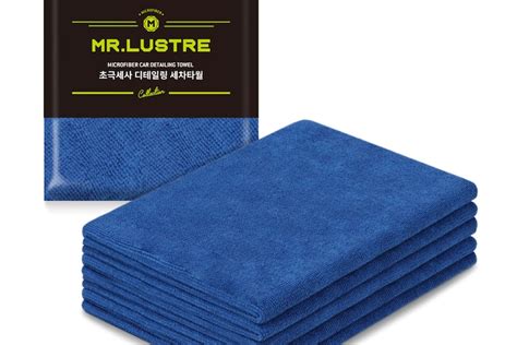 세차·관리용품 미스터러스터 세차용다용도타월 60x40 딥블루 5p 오늘의집 쇼핑