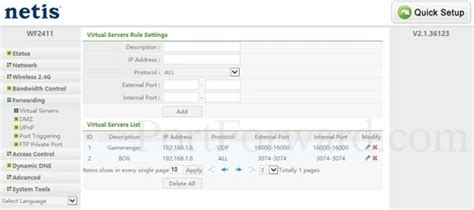 Simple Netis WF Router Port Forwarding