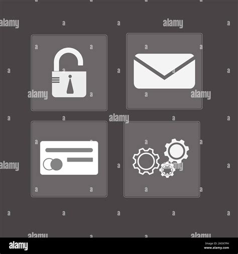 Business Icons Wifi Stock Graph Letter On Transparent Background Stock Photo Alamy