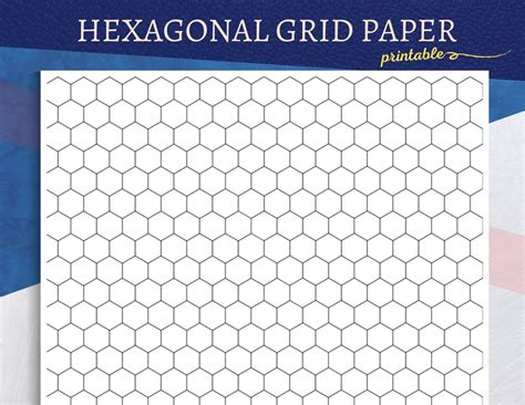 Free Printable Hexagon Graph Paper Free Printables Hub