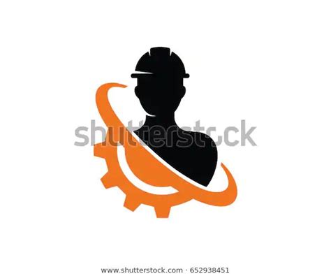 Engineer Logo Template Design Vector Emblem Stock Vector Royalty Free 652938451 Shutterstock