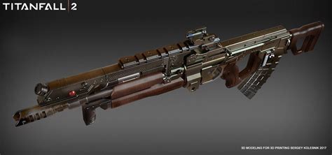 stl file titanfall 2 flatline・3d print design to download・cults