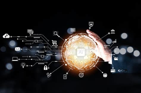 Ai Technology Artificial Intelligence Man Using Technology Smart Robot Ai Artificial