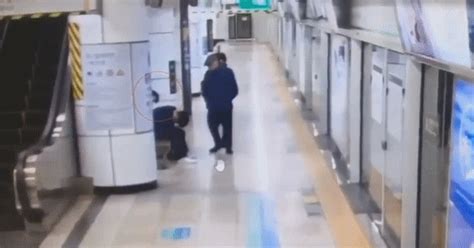 [영상]술 취해 잠든 사이 휴대전화 슬쩍···지하철 소매치기범 검거