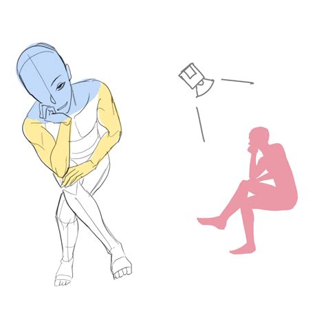 Sad Crouching Pose Reference Sad Crouching Pose Reference