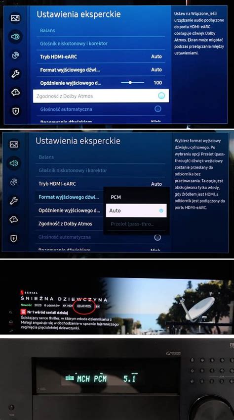 Brak Dźwięku Dolby Atmos Z Tv Samsung Qe85q70tat Na Kinie Domowym Onkyo Rz840 Kino Domowe
