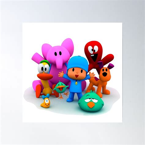Pocoyo And Friends Poster By Rubentxo Friends Poster Poster Prints