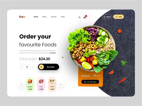 Food Order Website Design Food Website Food Web Design Food