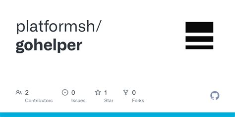 GitHub Platformsh Gohelper