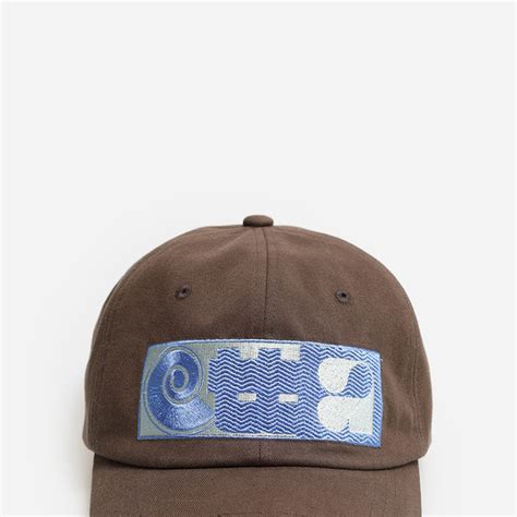 토우토우 아카이브 박스 로고 캡 모자 베이비 우드 브라운 위시버킷