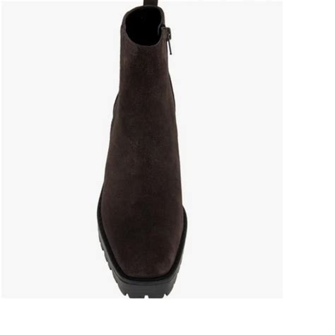 Andre Assous Shoes Milla Genuine Suede Leather Squaretoe Bootie Women Andr Assous Sz 995 New