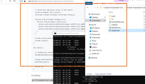 Github Zekicaneksi Snipper Snippingtool Lib Windows Using This Lib With Just A Function Call