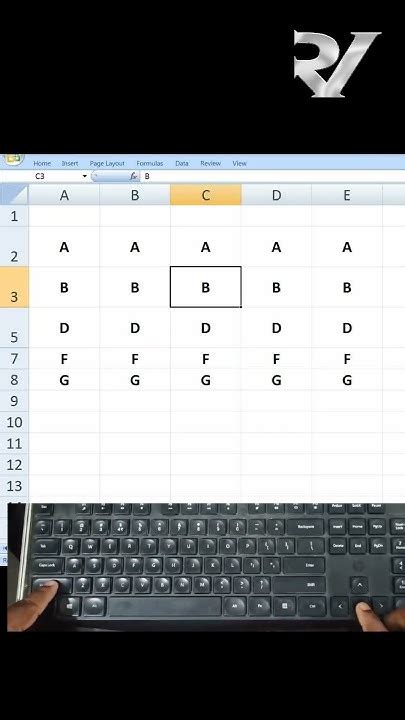 cell select shortcut exceltech excel computer viral tricks education tutorial youtube