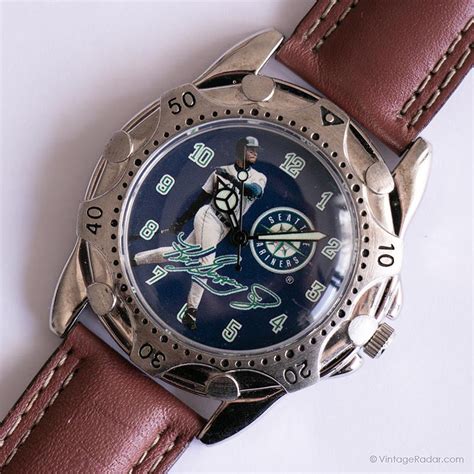 Vintage Seattle Mariners Memorabilia Watch Baseball Fan T Watch